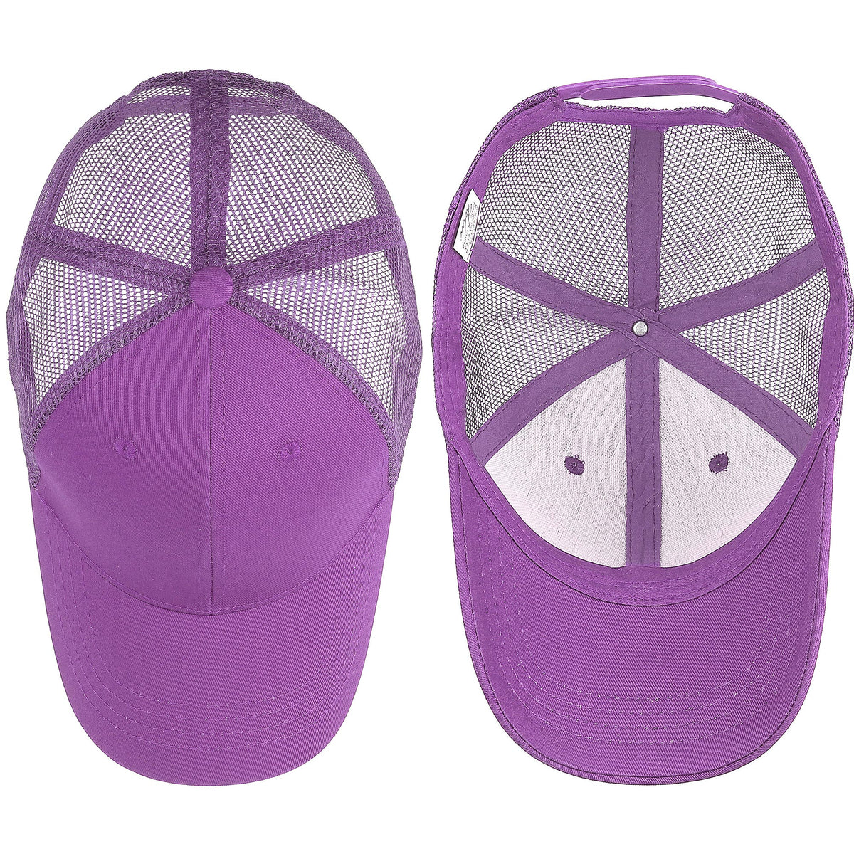 6 Panel Trucker Hat - Lavender – Falari