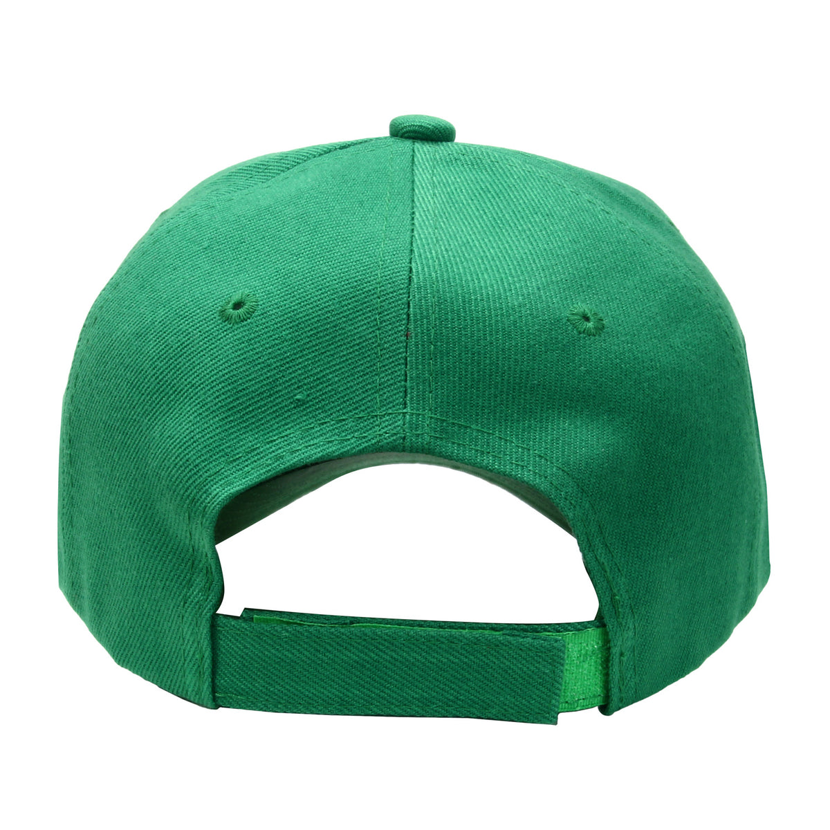 12-Pack Baseball Dad Cap Velcro Strap Adjustable Size - Kelly Green ...