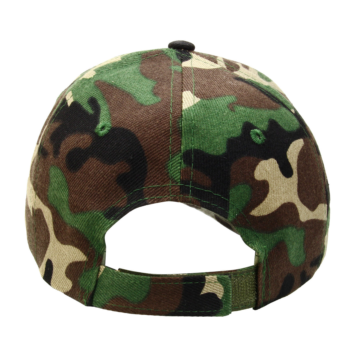 12-Pack Baseball Dad Cap Velcro Strap Adjustable Size - Woodland – Falari