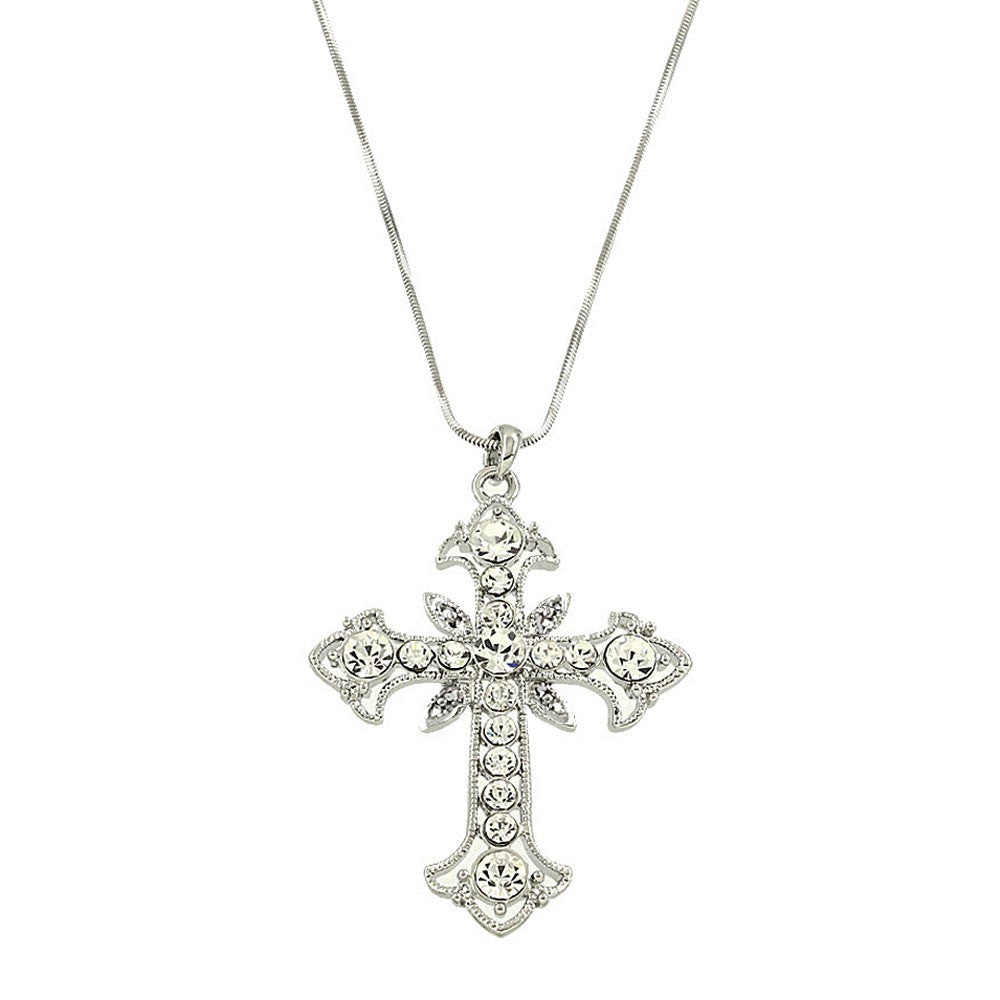 Transparent Cross Necklace